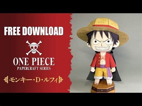 Monkey D Luffy Papercraft One Piece by June ペーパークラフト ルフィ