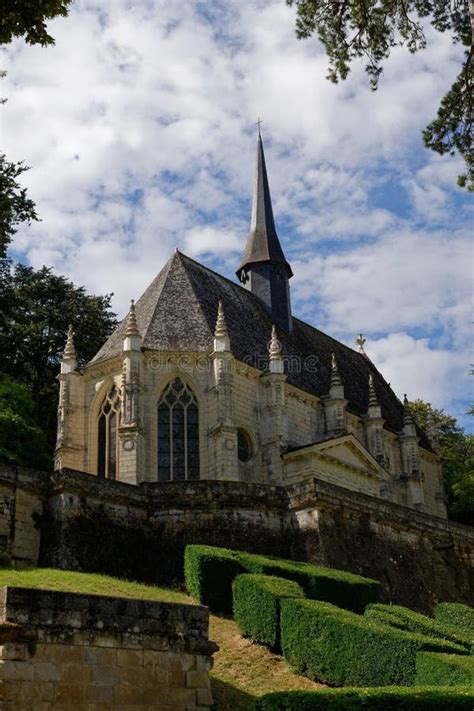 Church Of Usse The Famous Sleeping Beauty Castle At Rigny Usse Indre