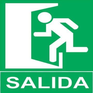 Señal De Salida Verde PNG dibujos Señal De Salida Verde Emergencia