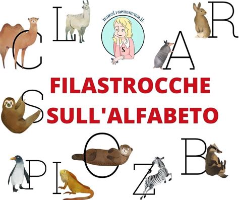 La Filastrocca Dell Alfabeto Per La Scuola Primaria