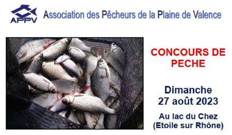 Concours de pêche APPVALENCE FR
