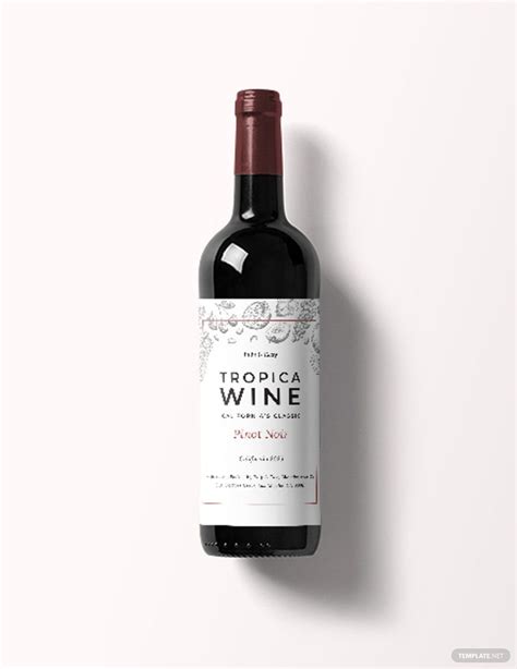 38 Free Wine Bottle Label Template Microsoft Word