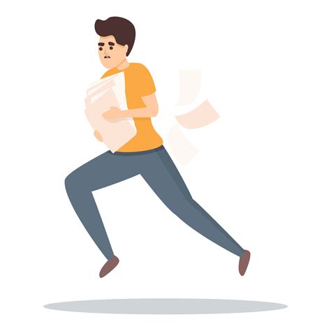 Rush Job Icon Cartoon Style 14350870 Vector Art At Vecteezy