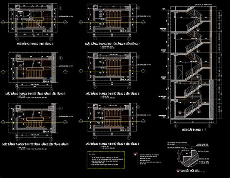 Tổng Hợp Thư Viện Bản Vẽ Cầu Thang Autocad Link Nhanh CIC32