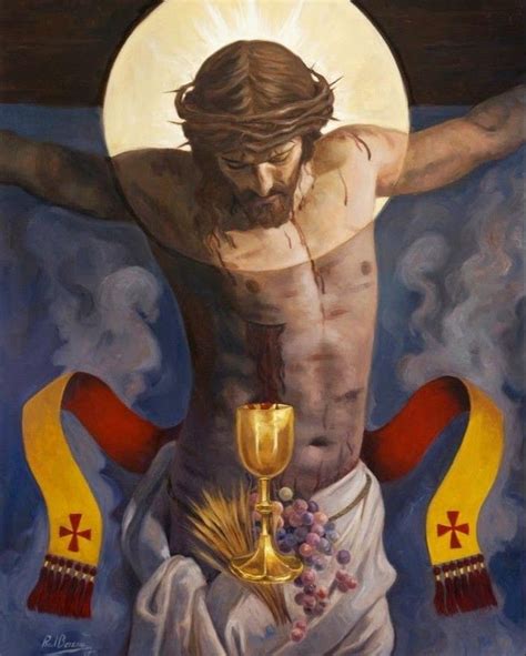 Pin de Maribel en Eucaristía Pintura de jesús Arte religioso Eucaristía