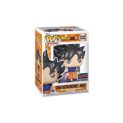 Funko Pop Animation Dragon Ball Super Goku Ultra Instinct Sign