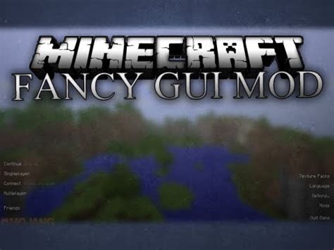Minecraft Mod Fancy Gui Mod Youtube