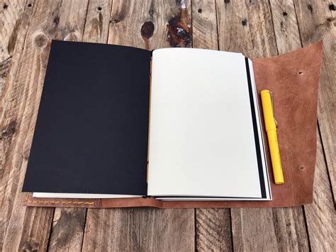 Journal Rechargeable Carnet De Notes En Cuir Homme Journal Etsy