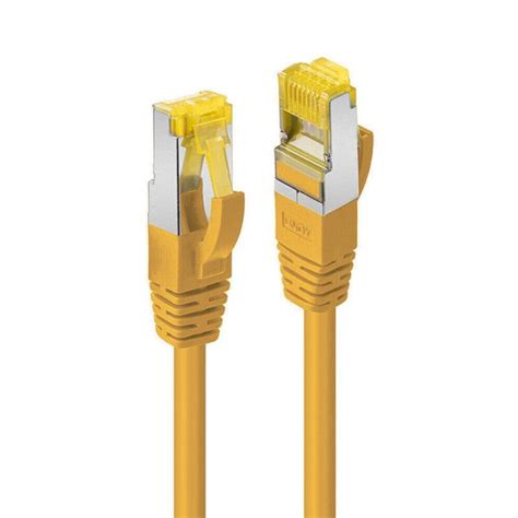 Lindy 47664 C Ble R Seau Jaune 3 M Cat6a S Ftp S Stp Leroy Merlin