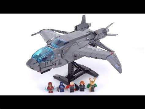 LEGO Marvel Avengers Quinjet 2023 Review Worthy Display Model With