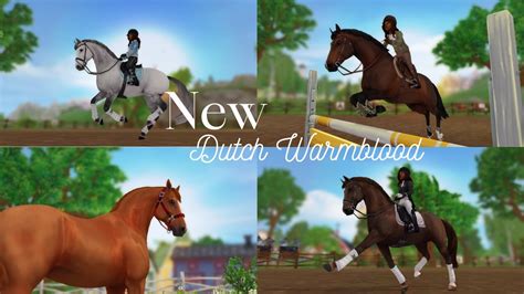 New Dutch Warmblood Star Stable Online YouTube
