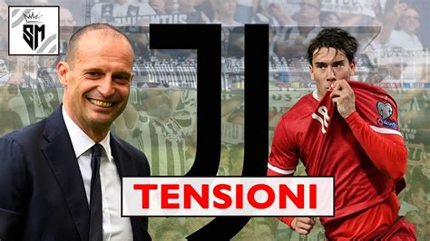 JUVE NUOVO SCONTRO ALLEGRI VLAHOVIC BORDATE DEL PIERO E ALTRO YouTube