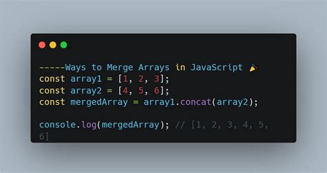 ways to merge arrays in javascript 🎉 technilesh