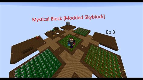 On The Search For Water Ep Mystical Block Modded Skyblock Youtube