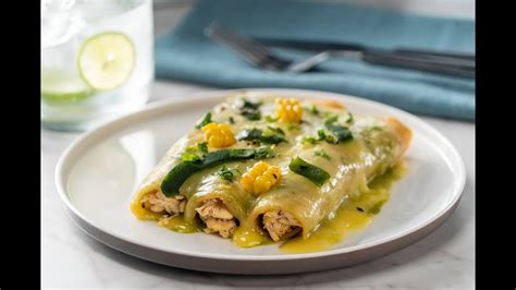 Enchiladas poblanas con pollo y queso gratinado Kiwilimón YouTube