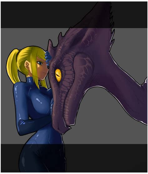 Samus Aran And Ridley Metroid Drawn By Spacezin Danbooru