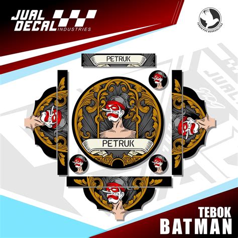 Jual Stiker Tebok Lovebird PETRUK Punokawan Decal Sangkar Kandang
