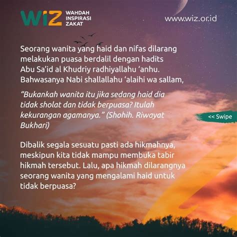 Hikmah Haidnya Wanita Di Bulan Ramadan WAHDAH INSPIRASI ZAKAT