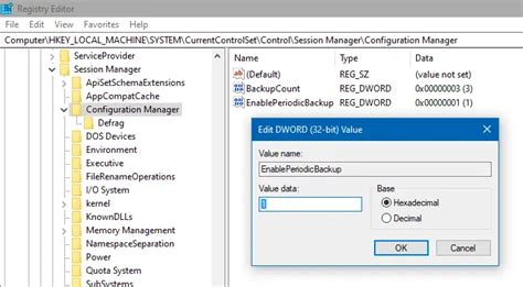 how to automatically backup the entire registry in windows winhelponline