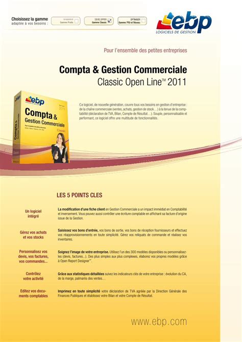 PDF Compta Gestion Commerciale Classic Open Line 2011 Lergonomie