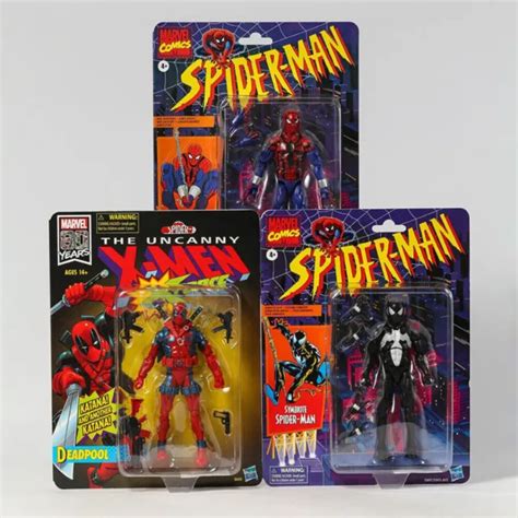 SPIDER MAN RETRO MARVEL Legends Ben Reilly Symbiote Spiderman 6 Inch