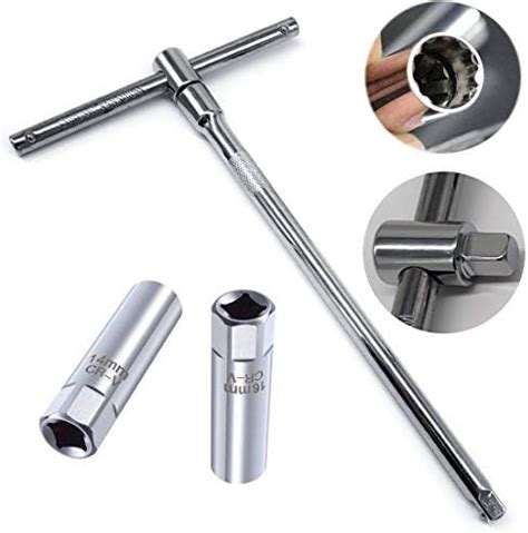 Amazon fr QISF Jeu de 2 Douilles à Bougies14mm 16mm 3 8 Bougie d