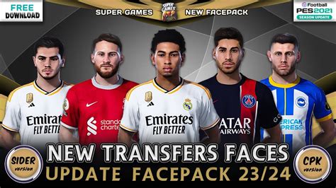 Pes Update Facepack New Transfers Sider Cpk