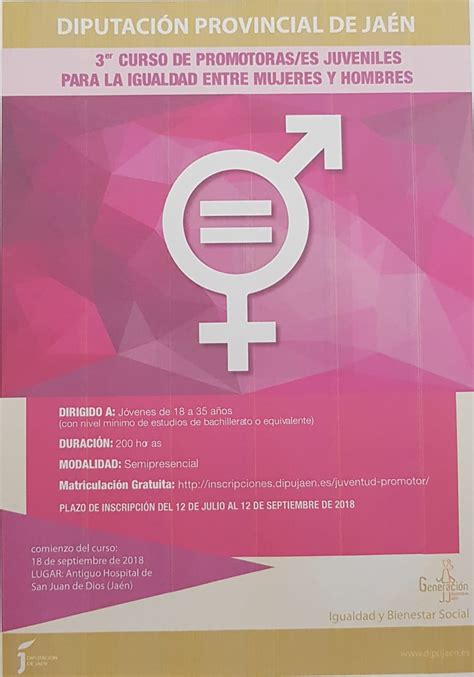 III Curso De Promotoras Es Juveniles Para La Igualdad Entre Mujeres Y