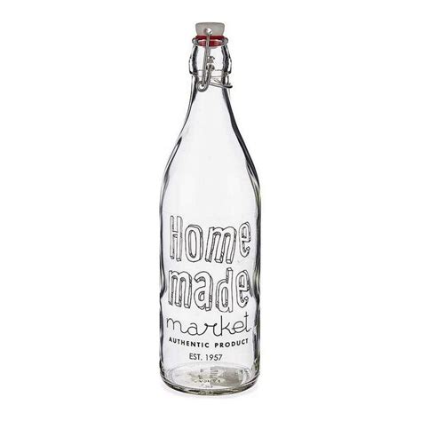 Hausgemachte Transparente Plastikglasflasche Aus Metall 1000 Ml Brycus