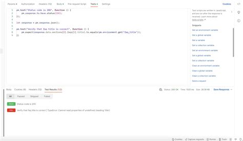 postman error typeerror cannot read properties of undefined reading title 🙋 help