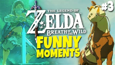 Zelda Breath Of The Wild Funny Moments Slipperly Slope Youtube