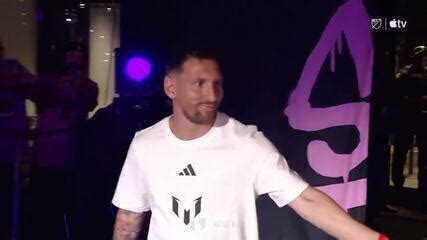 Lionel Messi é apresentado no Inter Miami grande festa mls ge