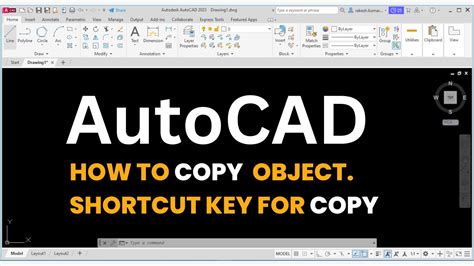 AutoCAD How To Copy Object In AutoCAD How To Use Copy Command In