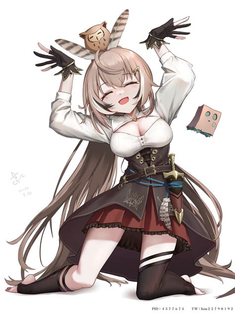 Nanashi Mumei Nanashi Mumei Friend And Hootsie Hololive And 1 More