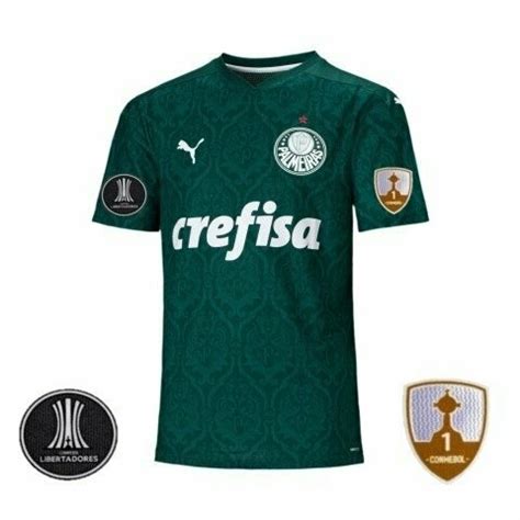 Camisa Palmeiras I Masculina Patch Libertadores 2020 PUMA