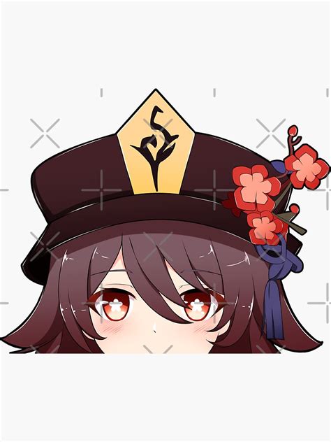 Pegatina Genshin Impact Hu Tao Hutao Sticker Stickers Genshin Impact