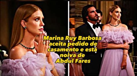 Marina Ruy Barbosa Aceita Pedido De Casamento E Est Noiva De Abdul