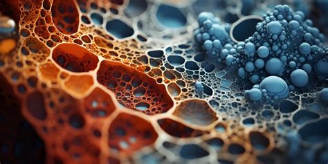 Premium Photo Closeup Of Vibrant Mold Displaying Detailed Designs And