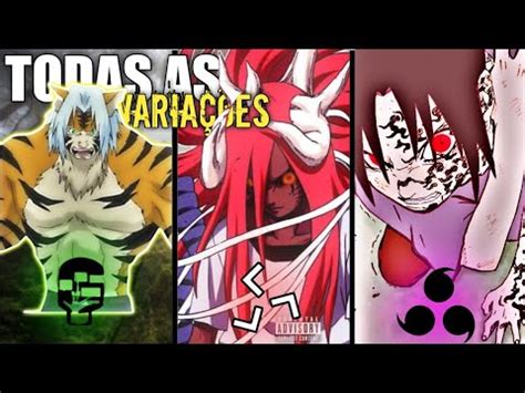 Todas as variações da marca da maldição 2 NARUTO YouTube