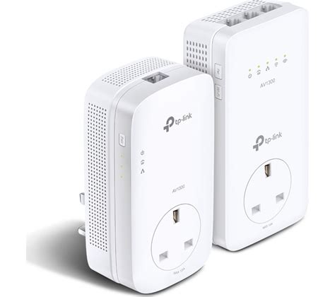 Tp Link Tl Wpa P Av Wifi Powerline Adapter Kit Twin Pack