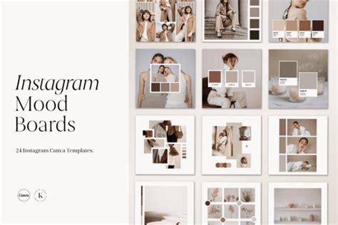 Instagram Charts Graphs Canva Template Gráfico por Kemet Studio