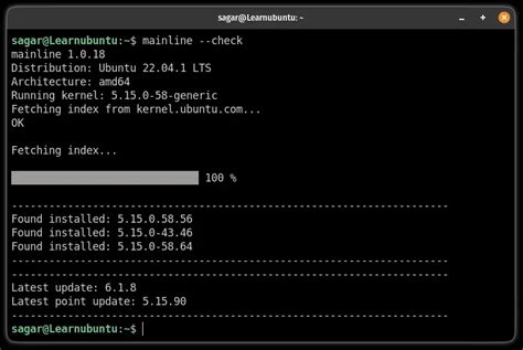 Upgrading Linux Kernel In Ubuntu