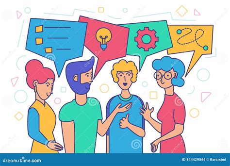Ejemplo Exhausto De La Mano Del Intercambio De Ideas De Los Colegas