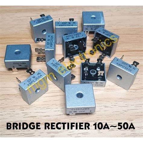 Pc Bridge Rectifier Diode Single Phase Metal Kbpc A A Lazada Ph