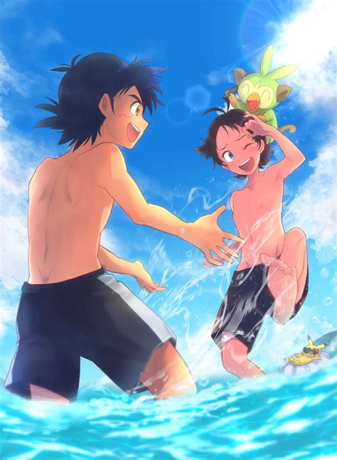 Pikachu Ash Ketchum Grookey And Goh Pokemon And More Drawn By
