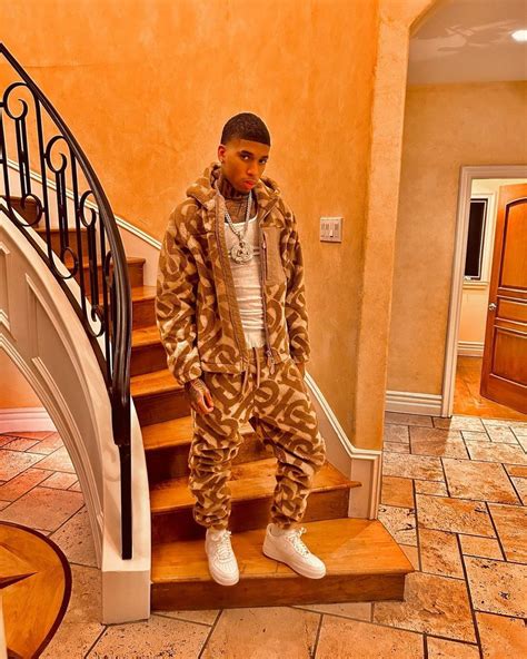 NLE Choppa Outfit From January 20 2023 WHATS ON THE STAR Black