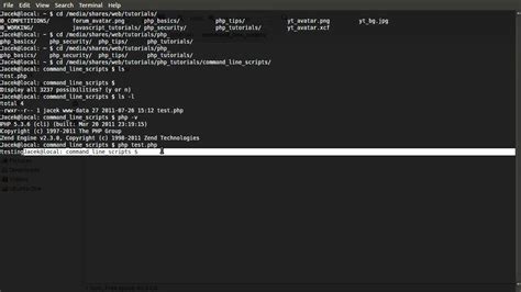 php tutorial command line scripts [part 00] introduction linux youtube
