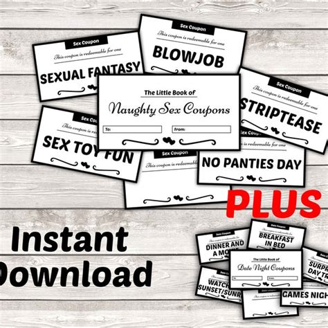 Sexy Coupons Printable Etsy