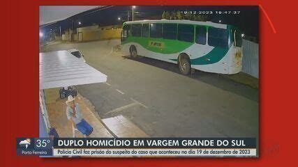 VÍDEO polícia prende suspeito de matar pai e filho veja momento do