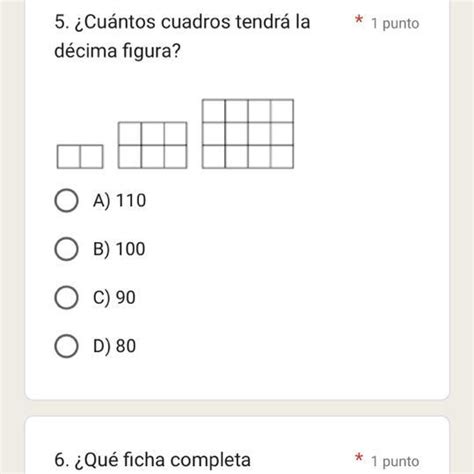 Cuantos cuadros tendrá la décima figura Brainly lat